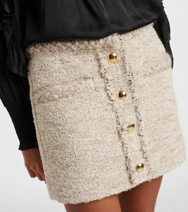 Isabel Marant Étoile Gleny Tweed Miniskirt