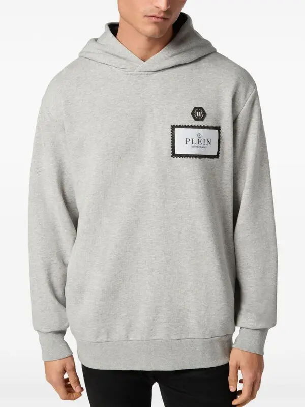 Philipp Plein Appliqué Hooded Sweatshirt