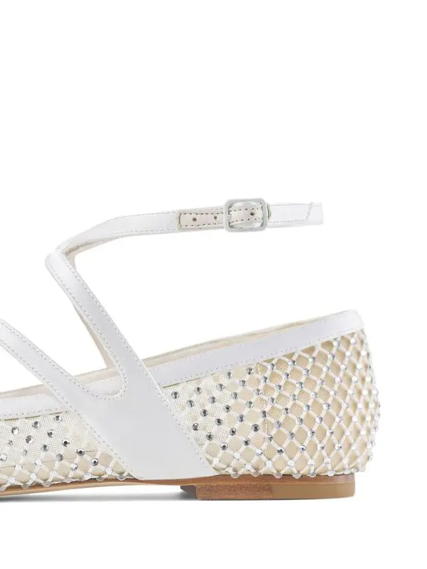 JIMMY CHOO Astoria Ballet Flats - Neutrals