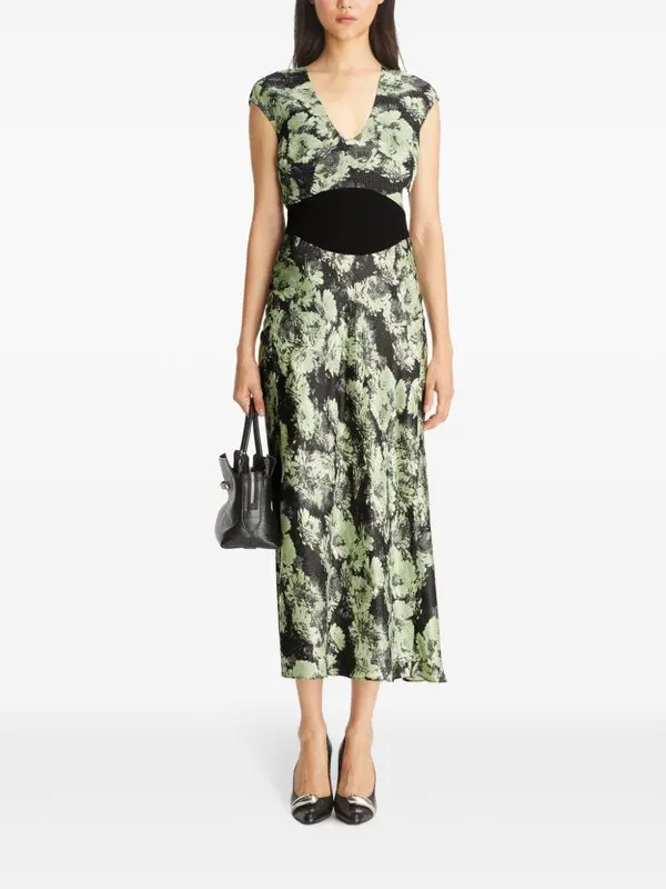Tory Burch Printed Midi Dress