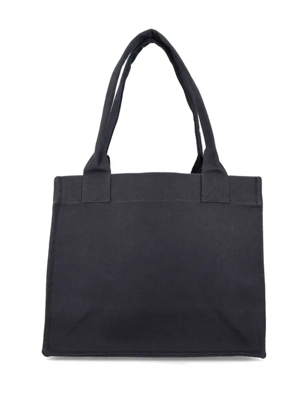 トートバッグ GANNI - ORGANIC COTTON LARGE TOTE BAG Ganni Organic Cotton Large Tote Bag - Black | Editorialist
