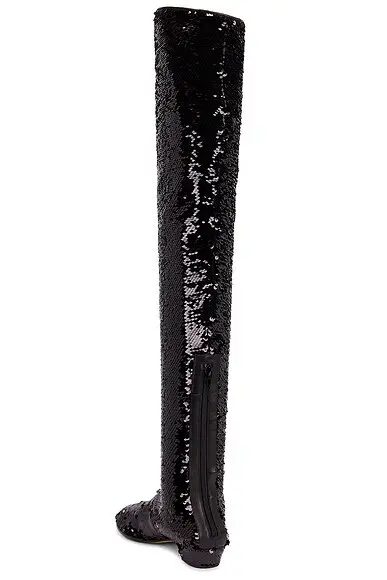 THE ROW Sequined Cuissard Boots
