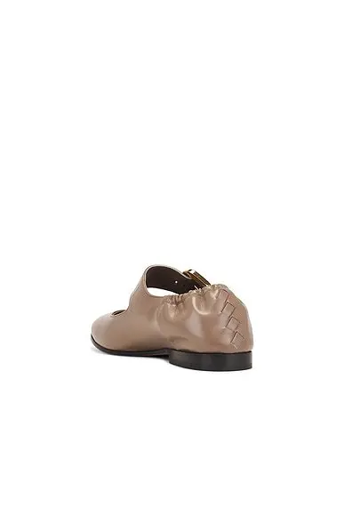 Bottega Veneta Astaire Mary Jane Ballerina - Pinecone