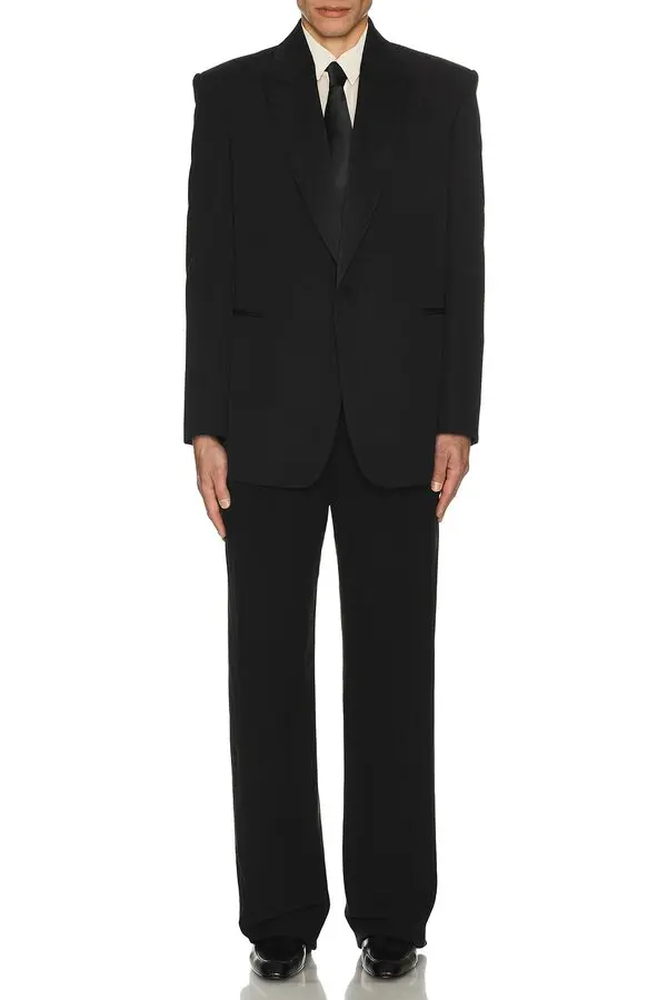 Saint Laurent Long Sleeve Shirt In Cream