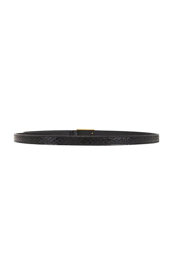 Saint Laurent Python Thin Anchor Belt