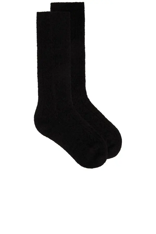 Valentino Garavani Mohair Socks - Nero