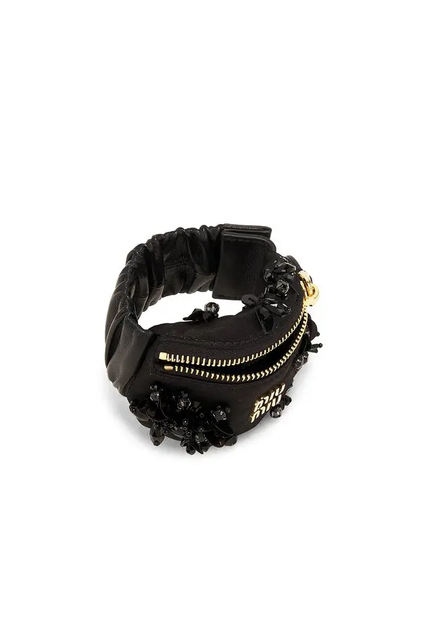 Miu Miu Wrist Pouch - Nero | Editorialist