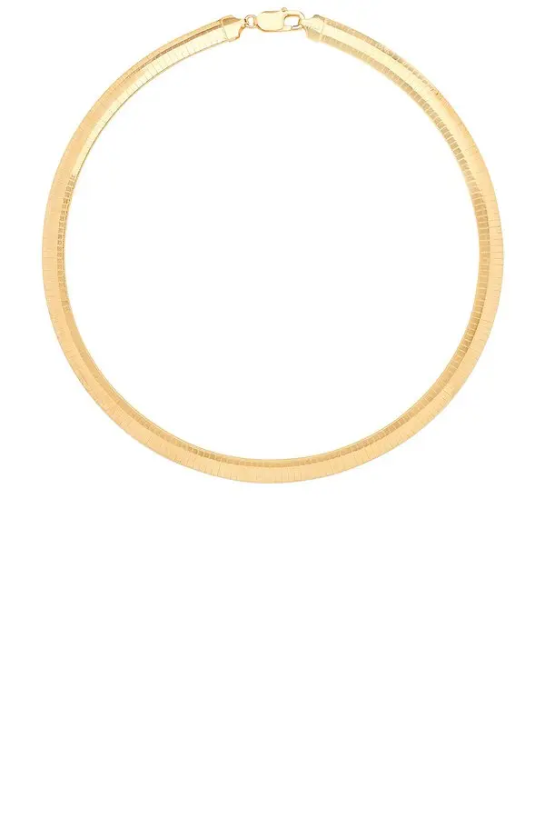 MEGA Omega 8 Necklace - 14k Yellow Gold Plated