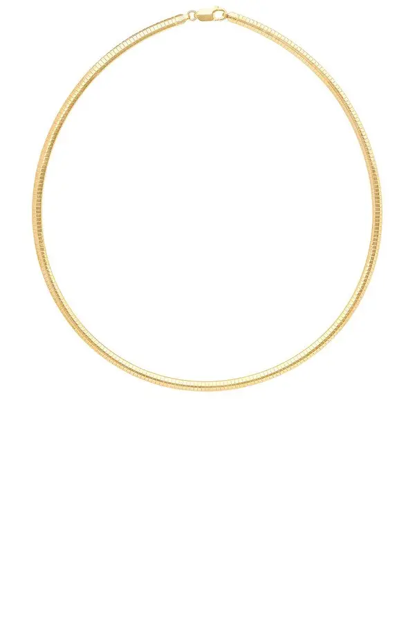 MEGA Omega 4 Necklace - 14k Yellow Gold Plated