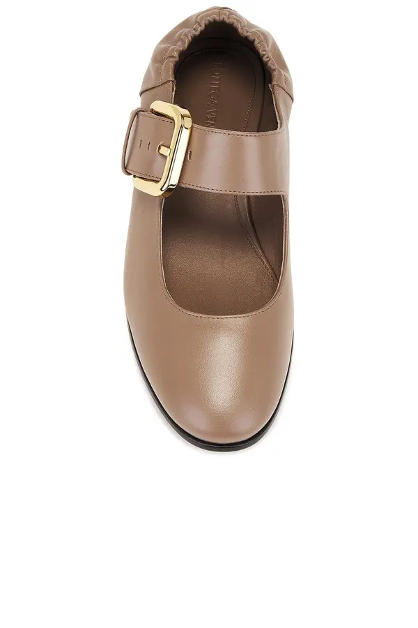 Bottega Veneta Astaire Mary Jane Ballerina - Pinecone