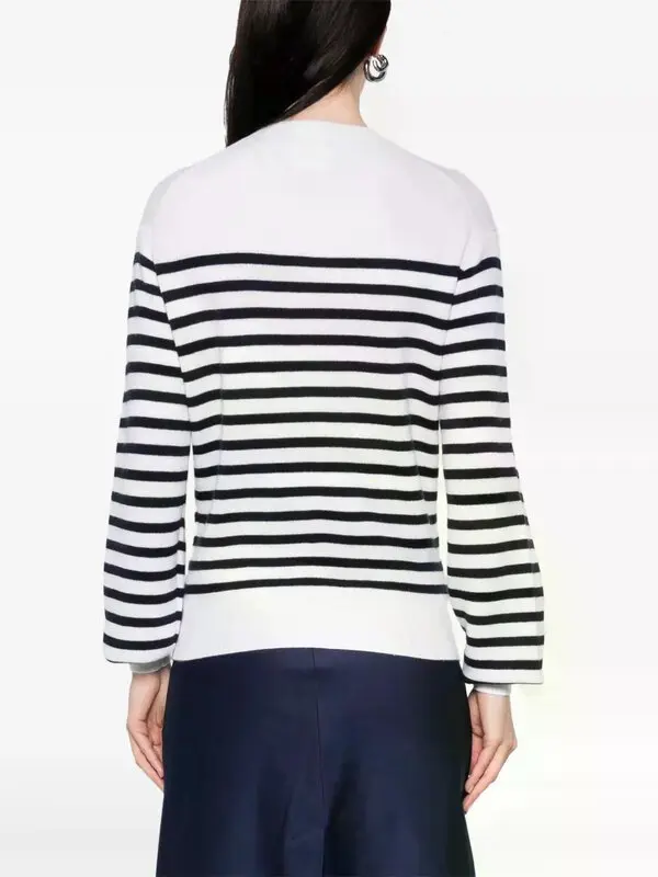 Khaite Striped Pullover - Neutrals