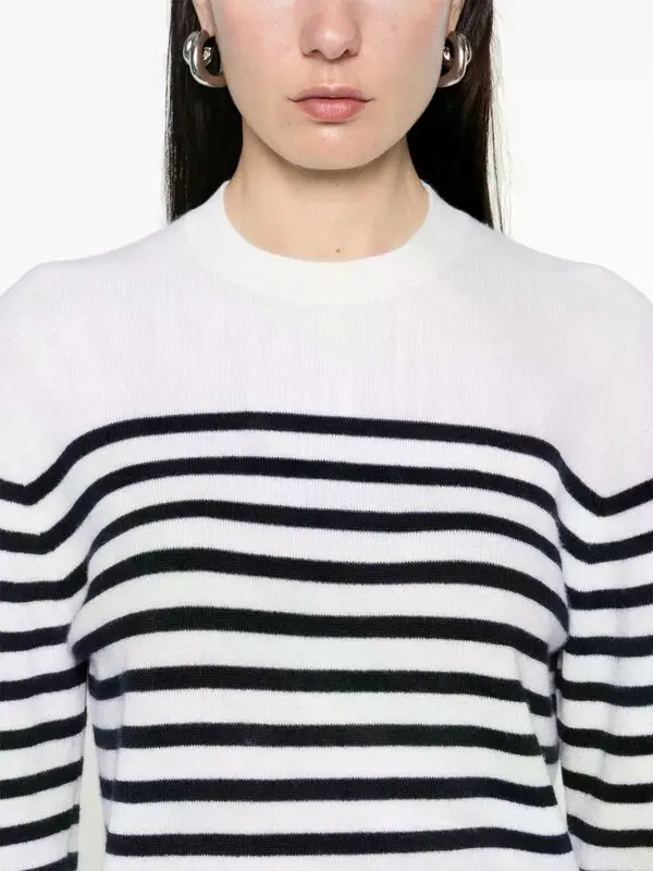 Khaite Striped Pullover - Neutrals