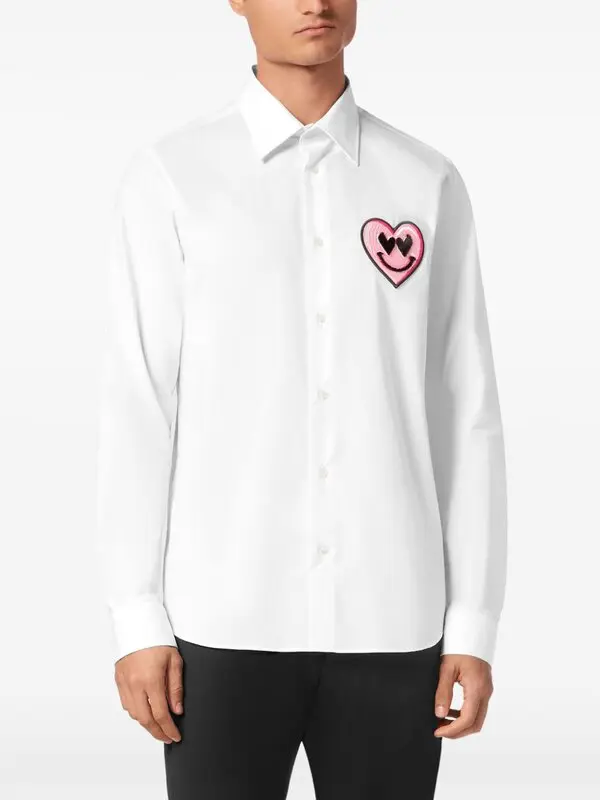 Philipp Plein Heart-patch Shirt