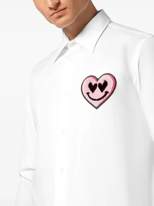 Philipp Plein Heart-patch Shirt