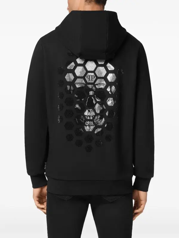 Philipp Plein Crystal-embellished Hoodie