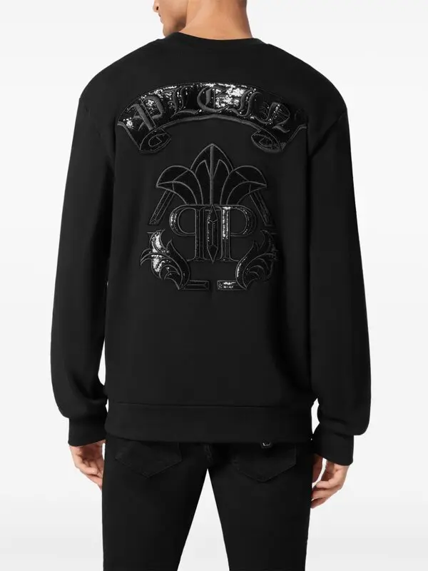 Philipp Plein Embroidered Logo Sweatshirt