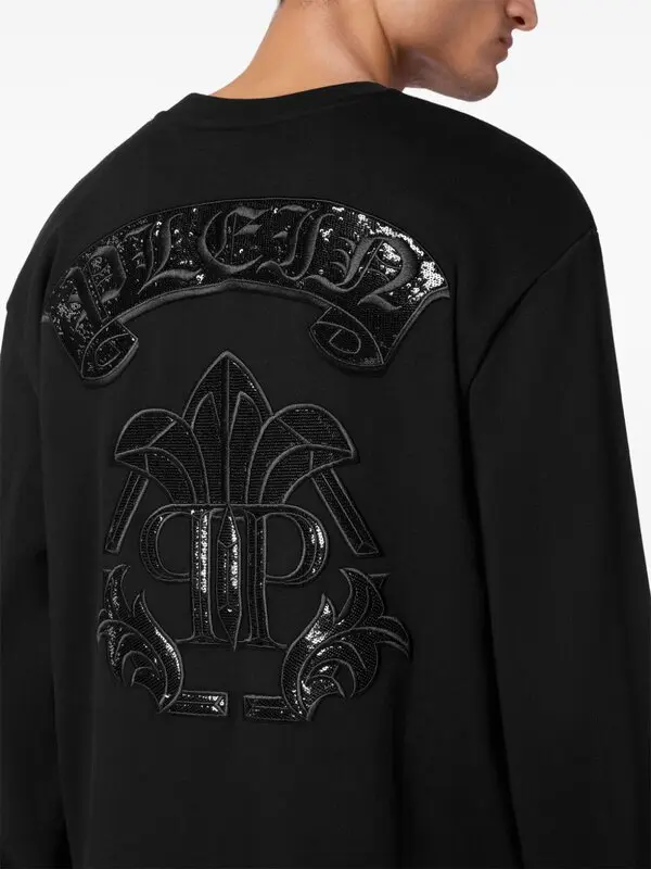 Philipp Plein Embroidered Logo Sweatshirt
