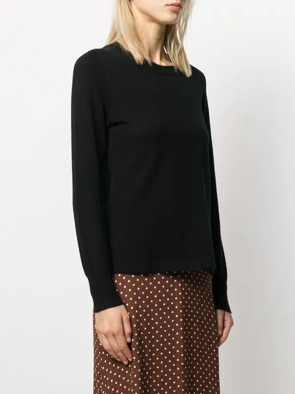 ALLUDE Cashmere Sweater - Black