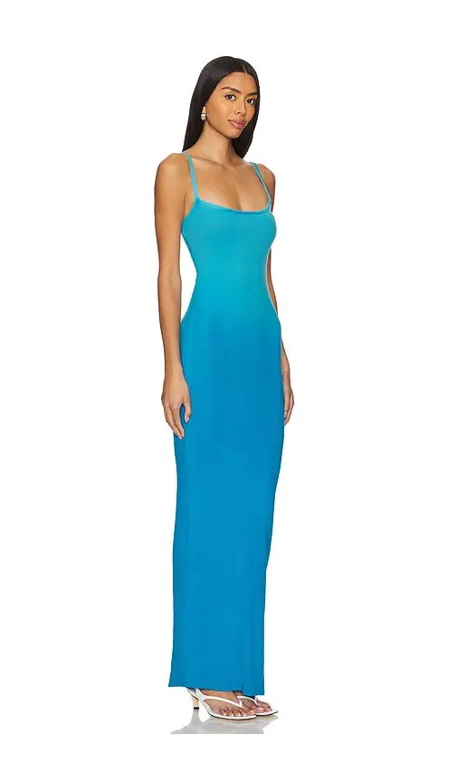 Cotton Citizen Verona Spaghetti Maxi Dress - Lapis Cast | Editorialist