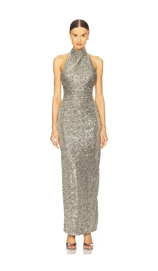 LOVERS AND FRIENDS Ames Sequin Gown