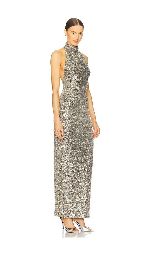 LOVERS AND FRIENDS Ames Sequin Gown