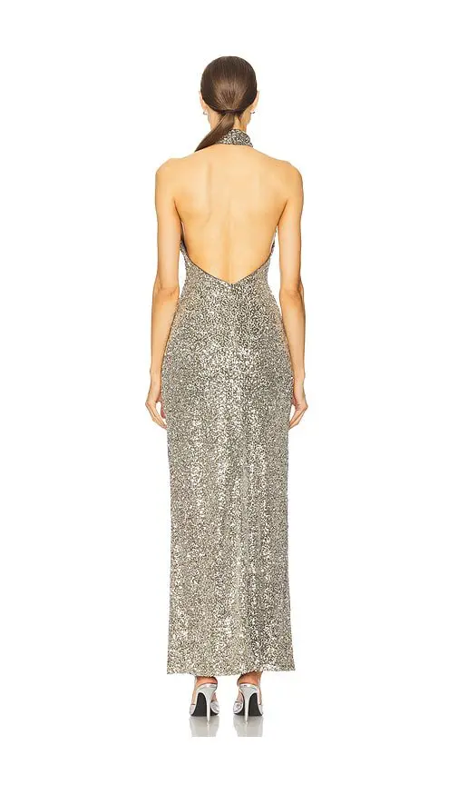 LOVERS AND FRIENDS Ames Sequin Gown