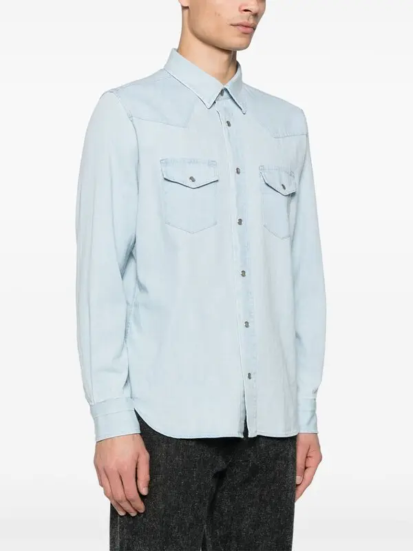TOM FORD Denim Shirt - Blue