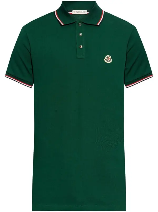 Moncler Logo-patch Polo Shirt