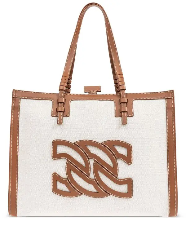 Casadei Beaurivage Tote Bag - Neutrals