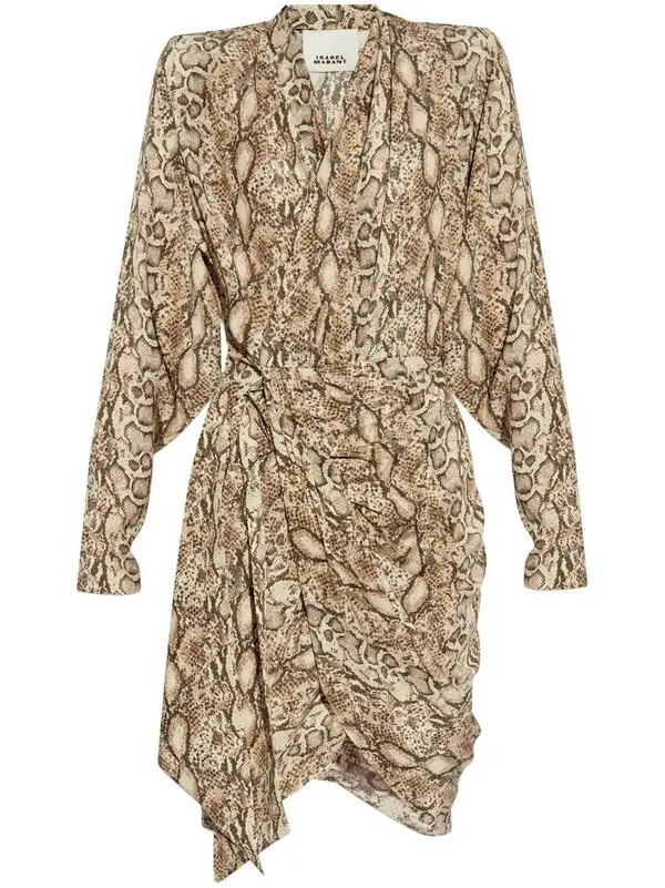 Isabel Marant Cleora Midi Dress Neutrals 55% Off Editorialist