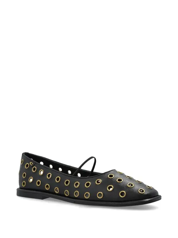 COACH Eyelet Ballerina Flats