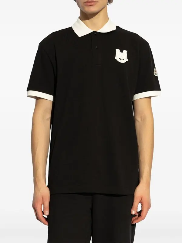Moncler Logo-patch Polo Shirt