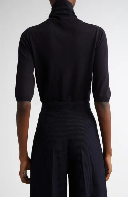 Max Mara Cecina Virgin Wool Turtleneck Sweater