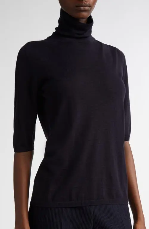 Max Mara Cecina Virgin Wool Turtleneck Sweater