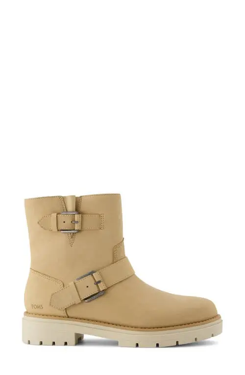 Toms Ionie Moto Boots - Natural