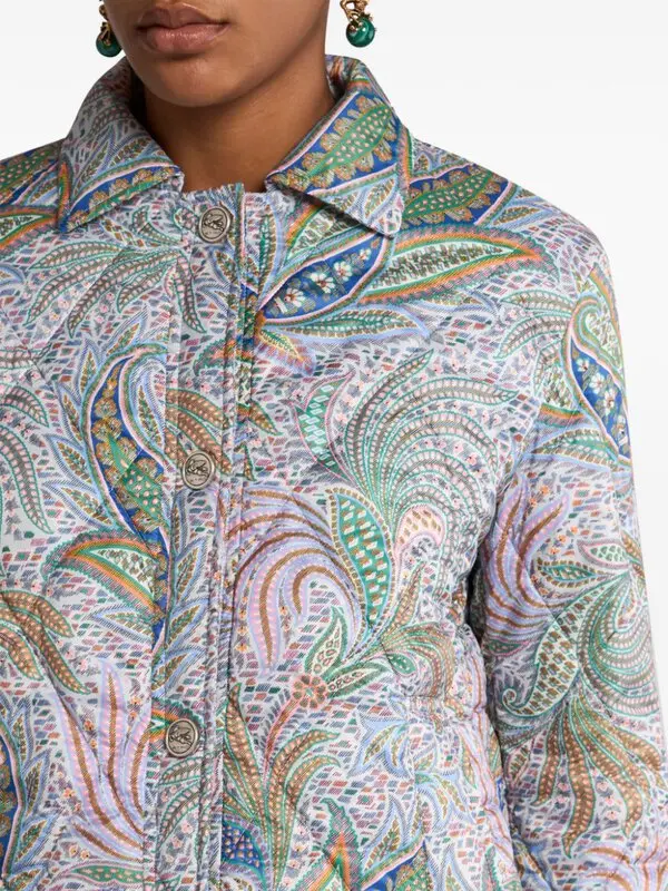 Etro Printed Quilted Jacket