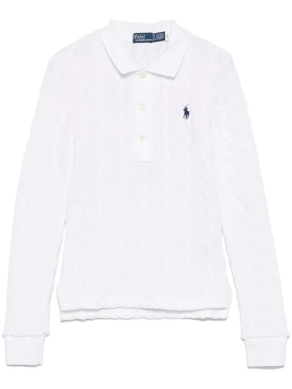 Polo Ralph Lauren Cable-knit Polo Top