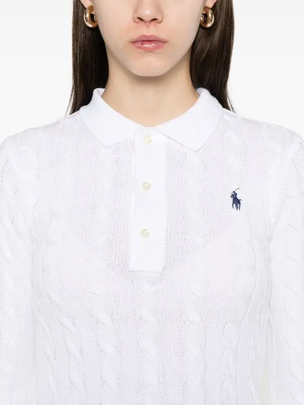 Polo Ralph Lauren Cable-knit Polo Top