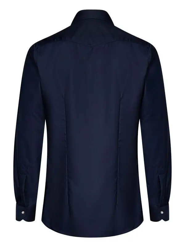 FRANZESE COLLECTION Virgin Wool Shirt - Blue