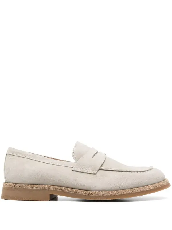 Eleventy Suede Loafers