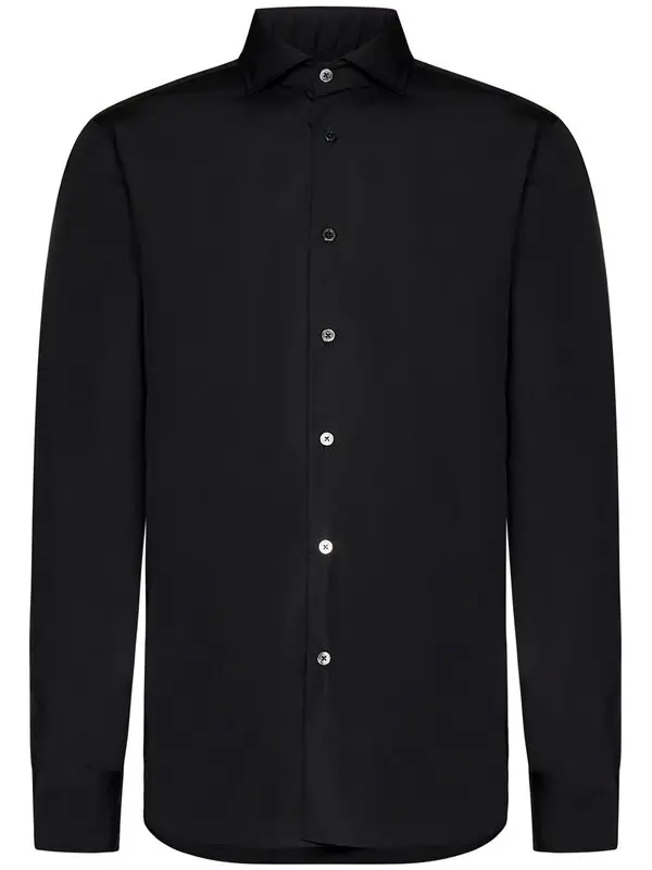 FRANZESE COLLECTION Cotton Shirt - Black