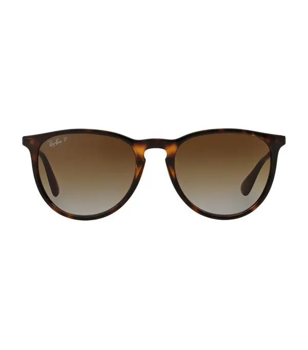 Ray-ban Round Erika Classic Sunglasses - Brown