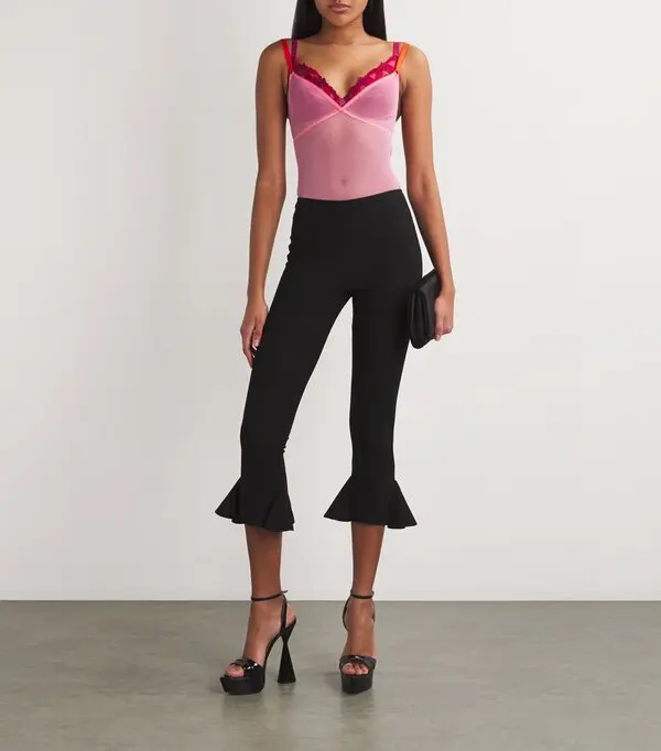 NENSI DOJAKA Cropped Flared Trousers