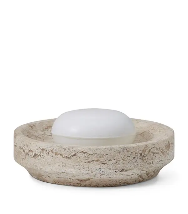LABRAZEL Aztec Travertine Soap Dish - Nude