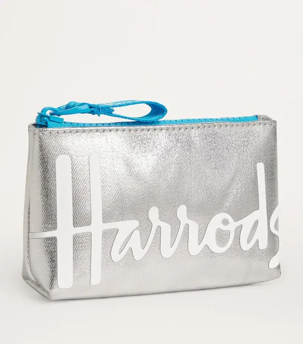 Harrods Metallic Logo Coin Purse