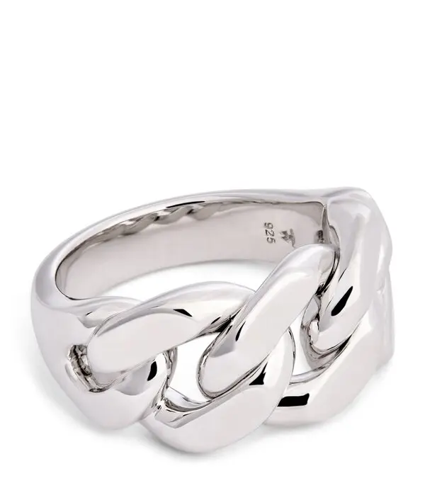 Tom Wood Sterling Dean Link Ring - Silver