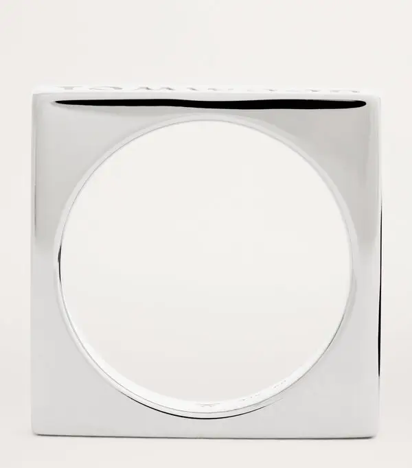 Tom Wood Sterling Square Ring