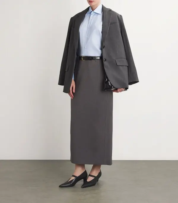 WITH NOTHING UNDERNEATH The Boyfriend Shirt Linen-cotton Weave By