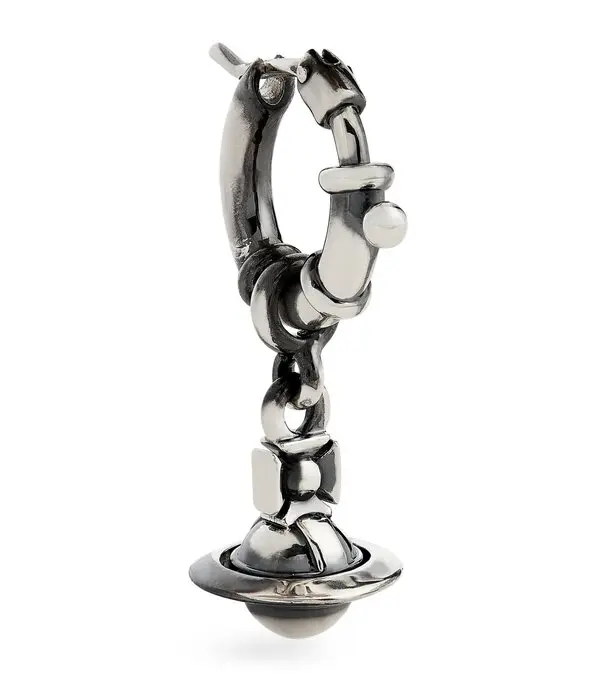 VIVIENNE WESTWOOD Pauliana Single Hoop Earring - Silver