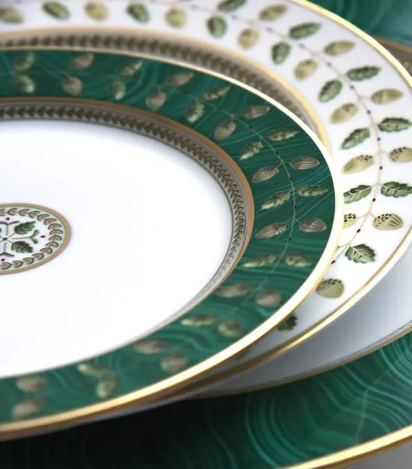 Bernardaud Constance Dessert Plate - Green